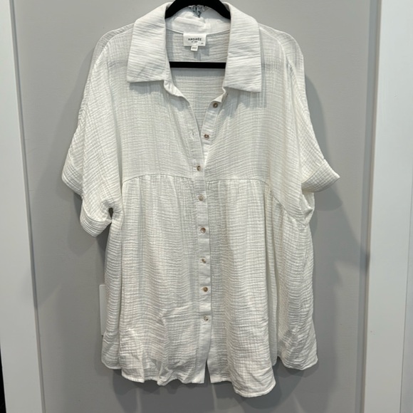 ANDREE BY UNIT | Tops | Andre By Unit Cotton Button Down | Poshmark